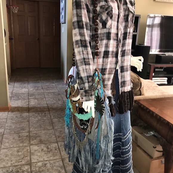 Bags | Custom Artisan Reconstructed Upcycled Boho Gypsy | Poshmark